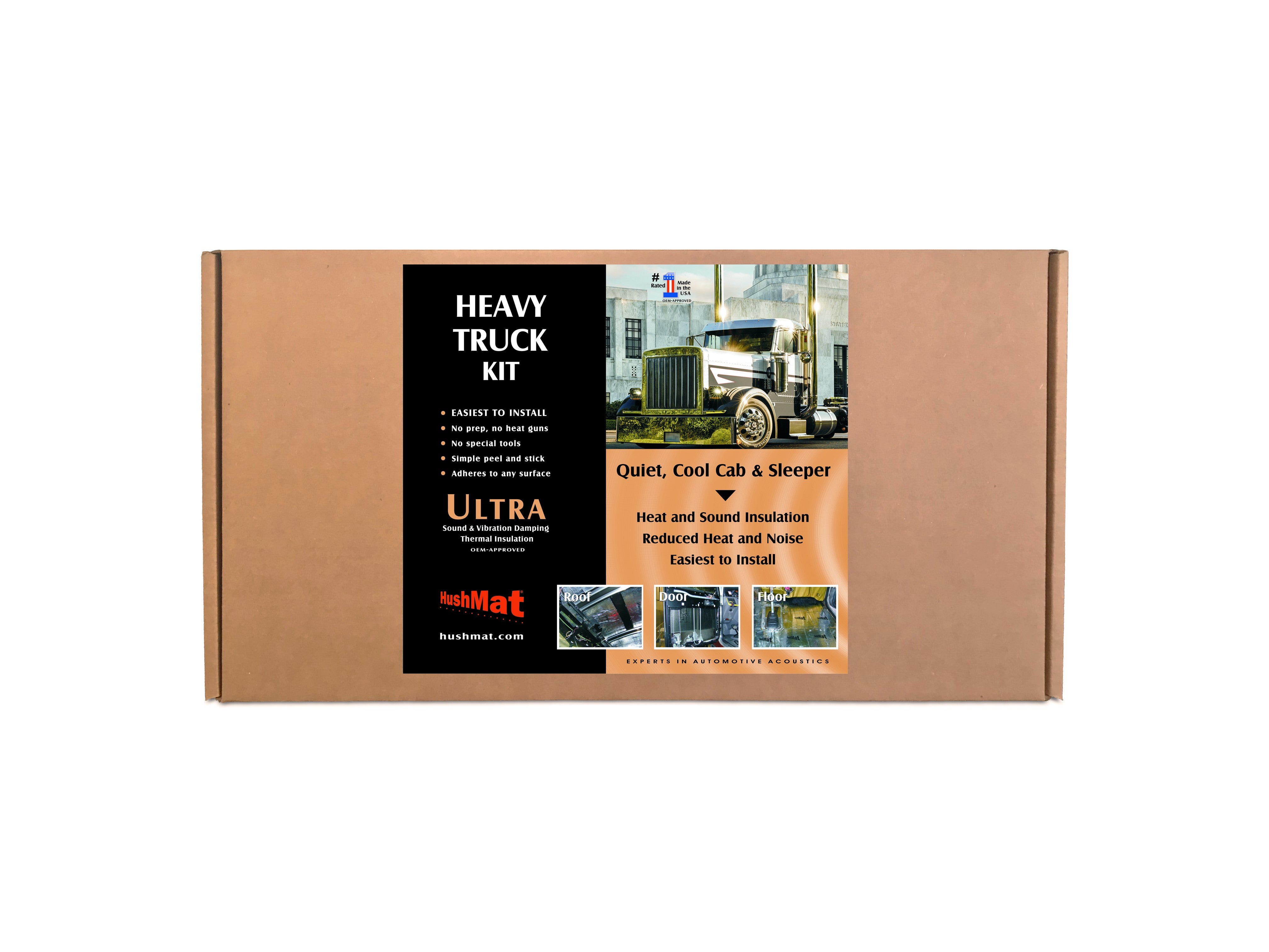 Flat Top Truck 48 In. Sleeper And Floor Insulation Kit. – HushMat®